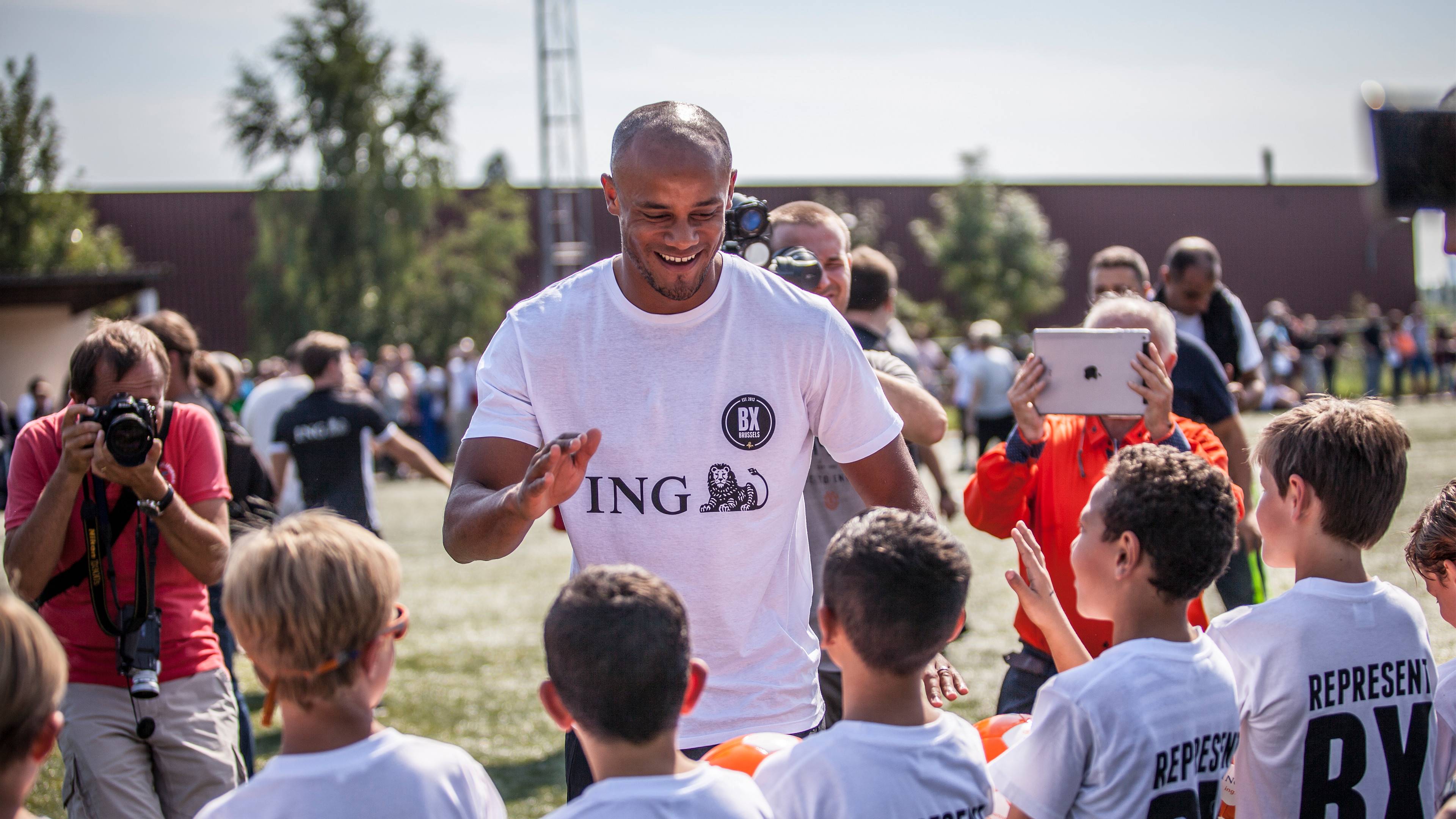 Kompany parle du partenariat entre ING et BX Brussels
